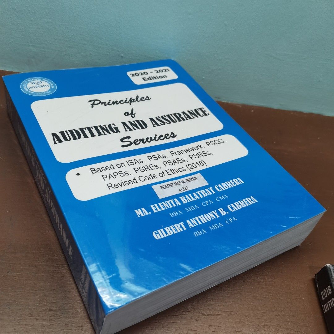 Principles of Auditing and Assurance Services (Cabrera), Hobbies & Toys ...