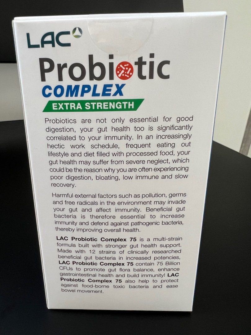 Probiotic Complex, Health & Nutrition, Health Supplements, Vitamins ...