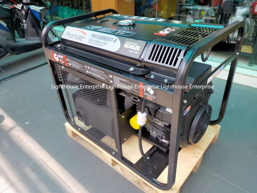 Promate PM15000 EST-R Gasoline Generator (Kohler) 15kVA - 3 Phase ...