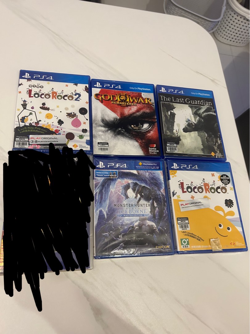 PS4 Games (Loco Roco 1&2, God of War Remastered, The Last Guardian ...