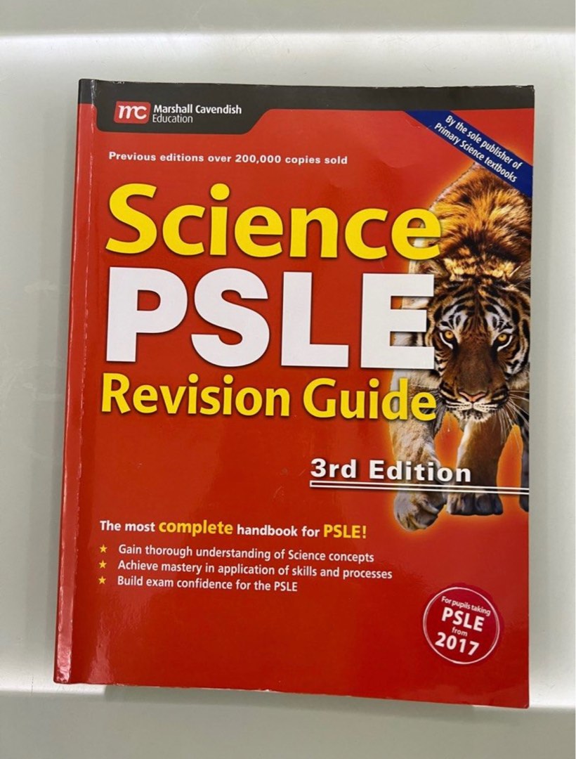 PSLE Science Revision Guide - tiger book, Hobbies & Toys, Books ...
