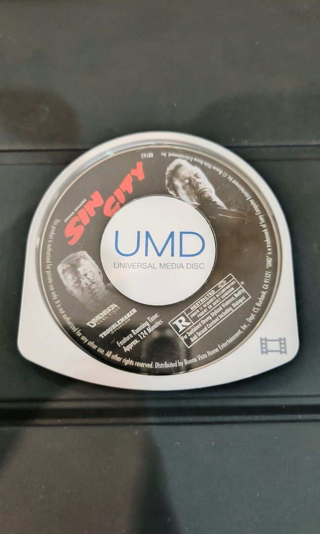 PSP UMD Movie disc - Sin City, Video Gaming, Video Games, Others on ...