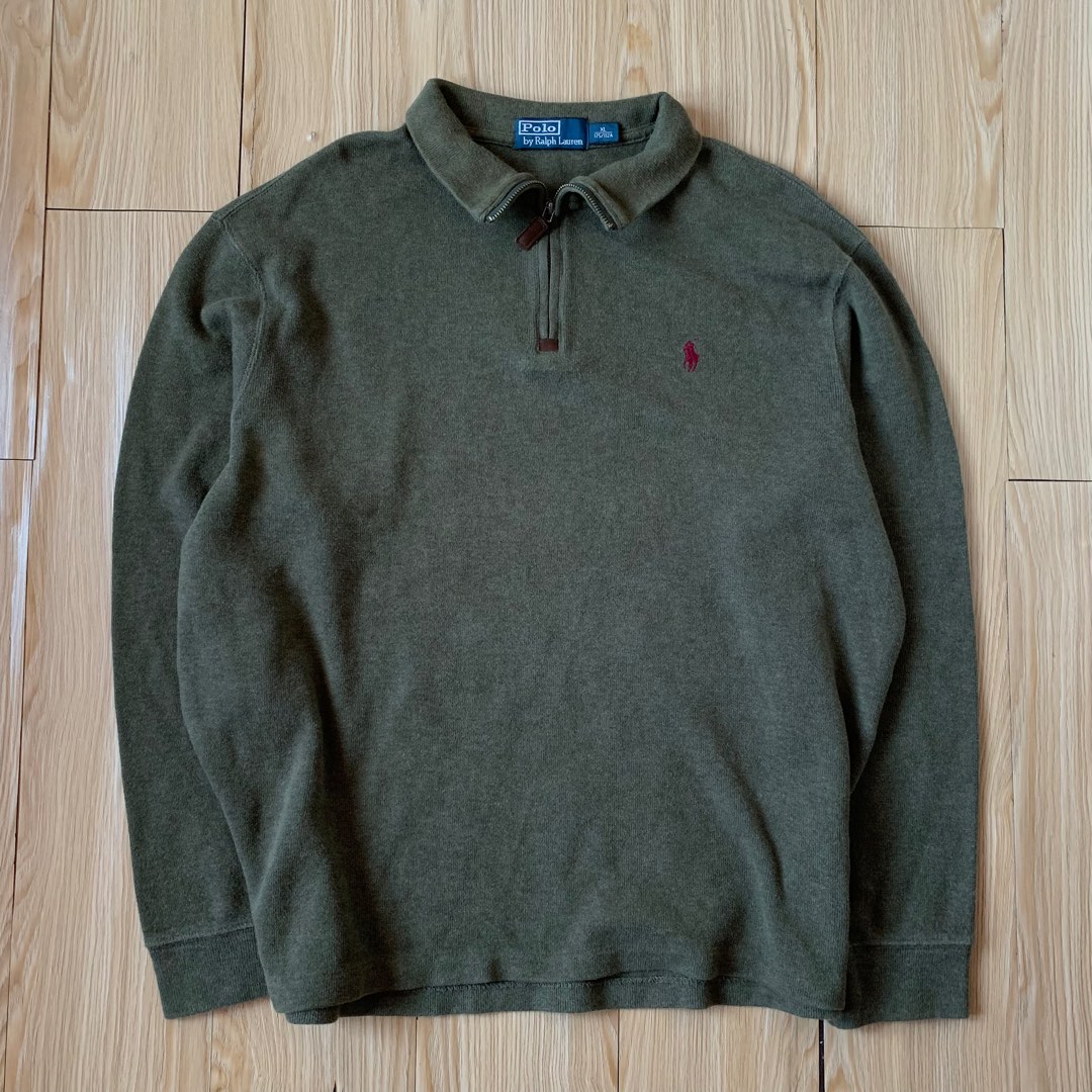 Ralph Lauren Quarter Zip, Men's Fashion, Tops & Sets, Tshirts & Polo ...