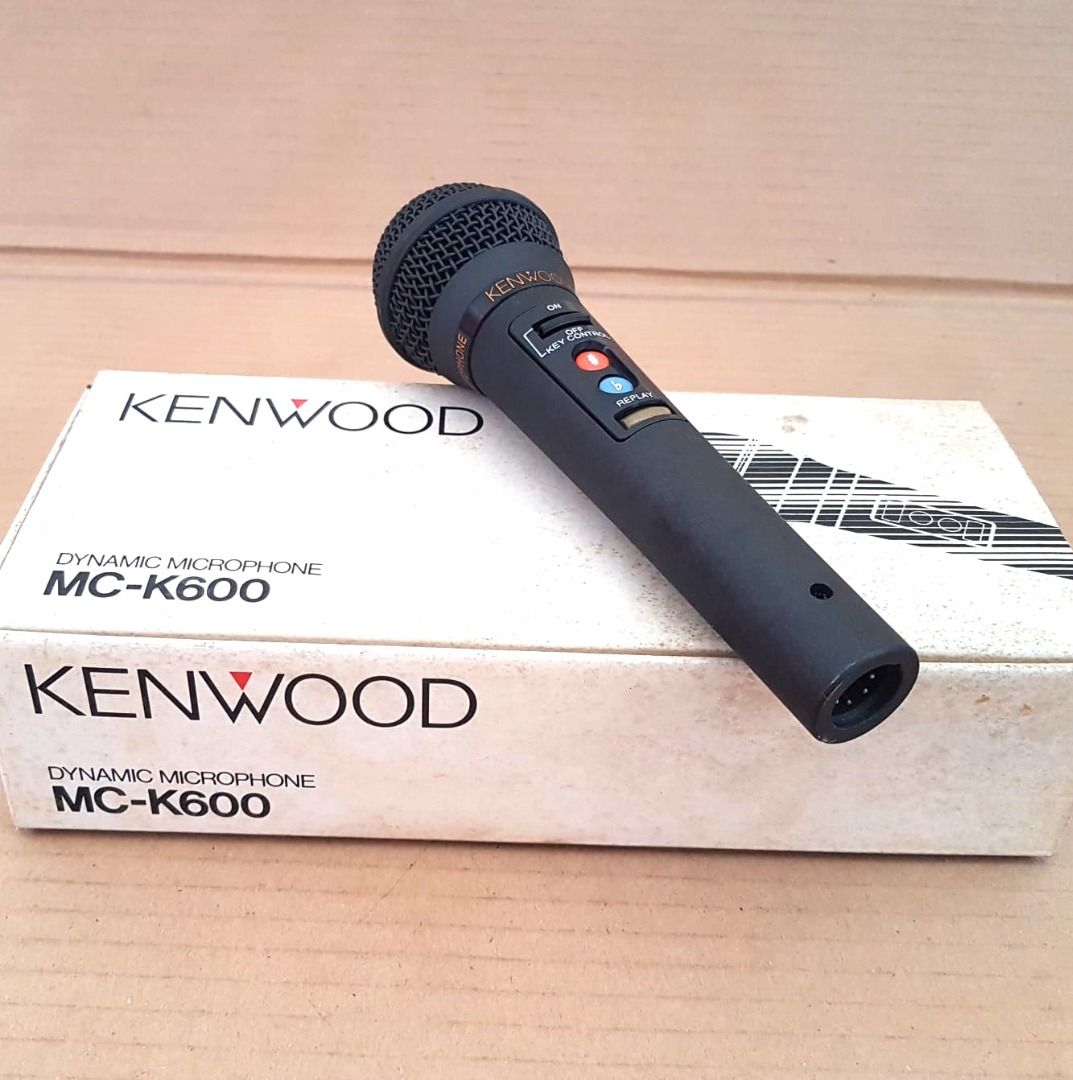 Rare Collectibles, Kenwood Dynamic Microphone, Model MC-K600, Vintage ...