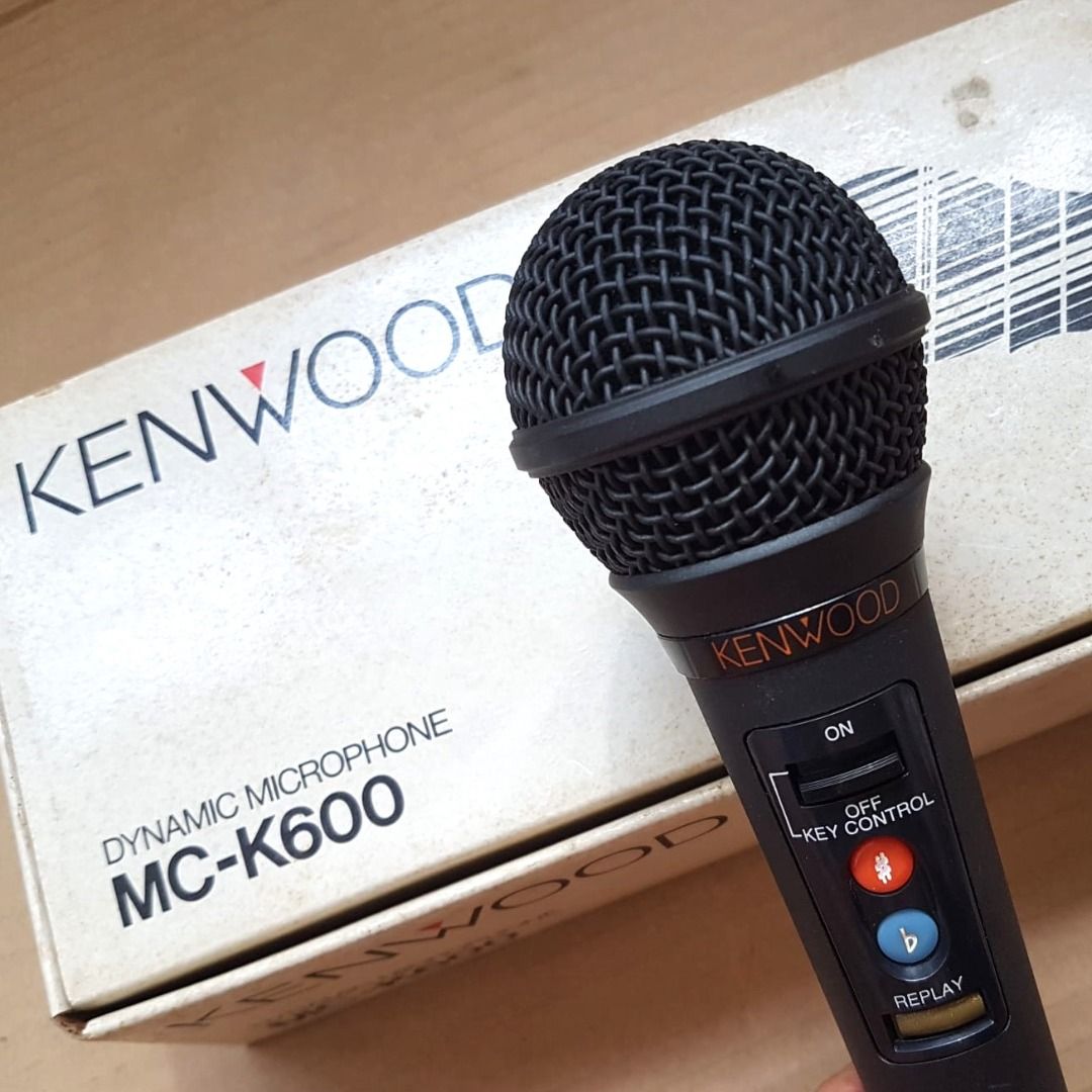 Rare Collectibles, Kenwood Dynamic Microphone, Model MC-K600, Vintage ...
