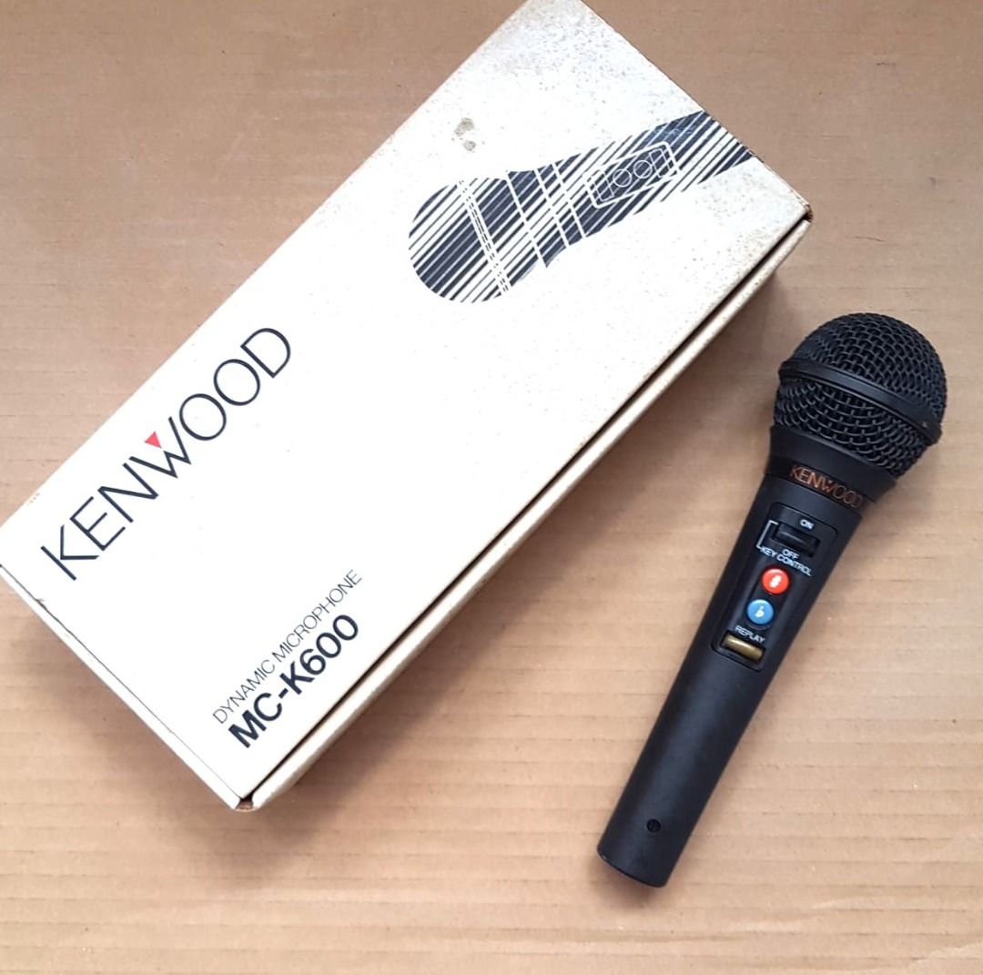 Rare Collectibles, Kenwood Dynamic Microphone, Model MC-K600, Vintage ...