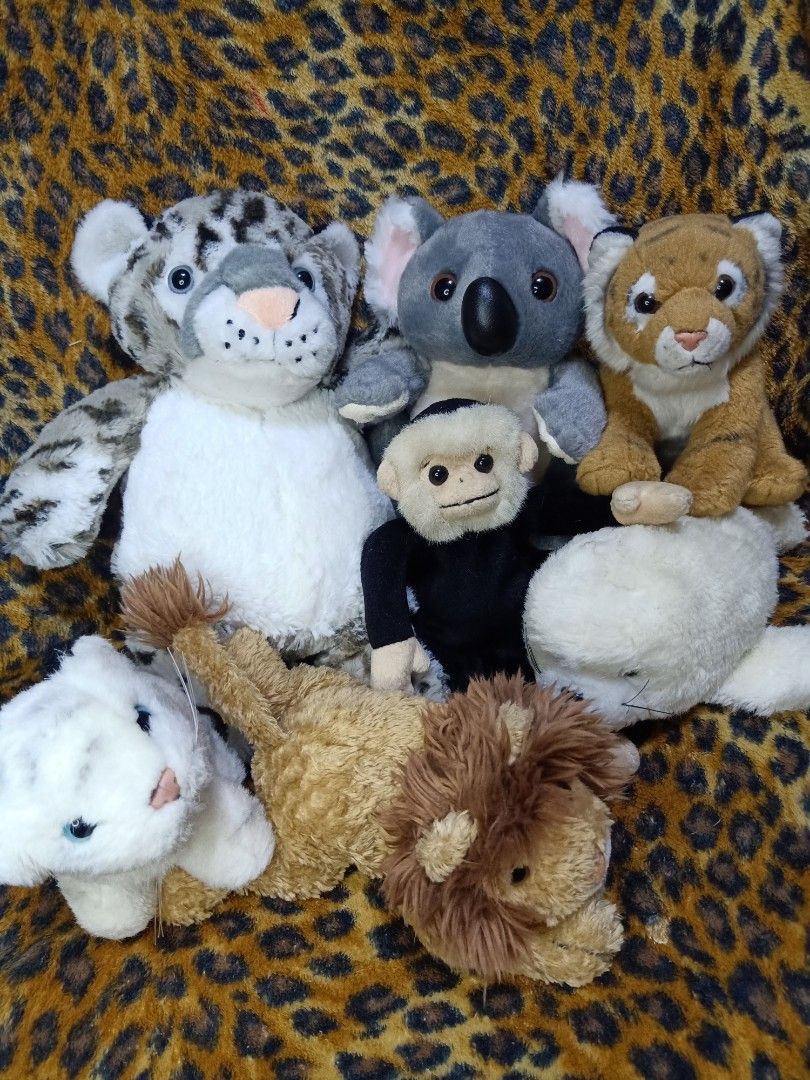 REALISTIC SAFARI / JUNGLE ANIMALS BUNDLE SET (Leopard / Koala / 2 ...