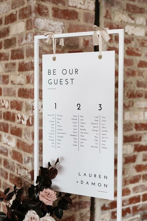 Rectangle Seating Chart Signage, Hobbies & Toys, Stationery & Craft ...