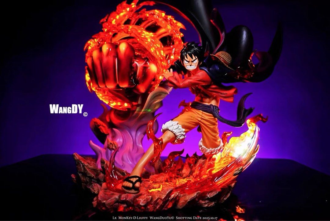 Red Roc Luffy GK Figure LX Studio One Piece, Hobbies & Toys, Toys ...