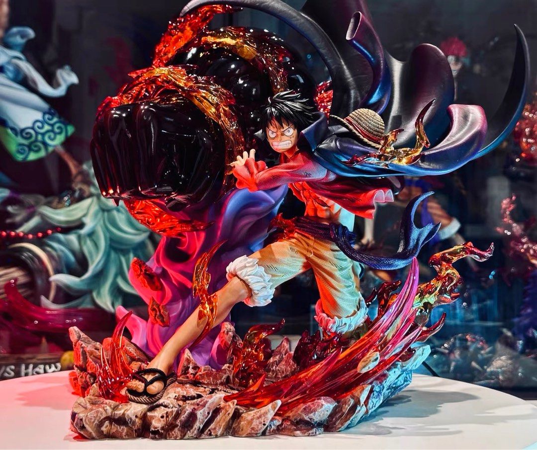 Red Roc Luffy GK Figure LX Studio One Piece, Hobbies & Toys, Toys ...