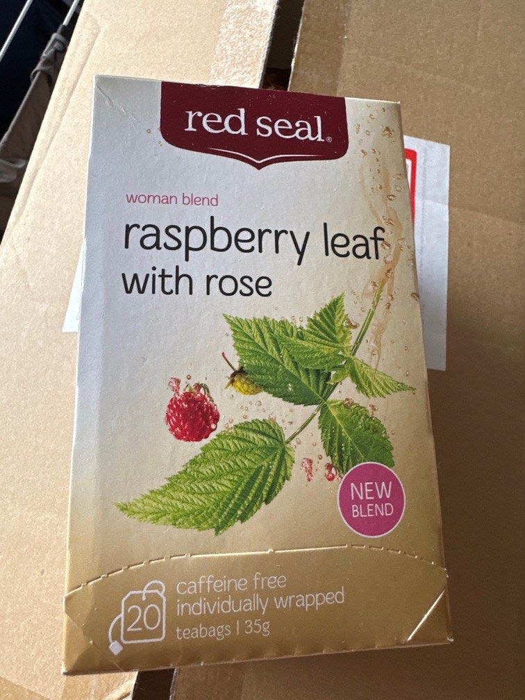 Red Seal Raspberry leaf tea with rose, Food & Drinks, Beverages on ...
