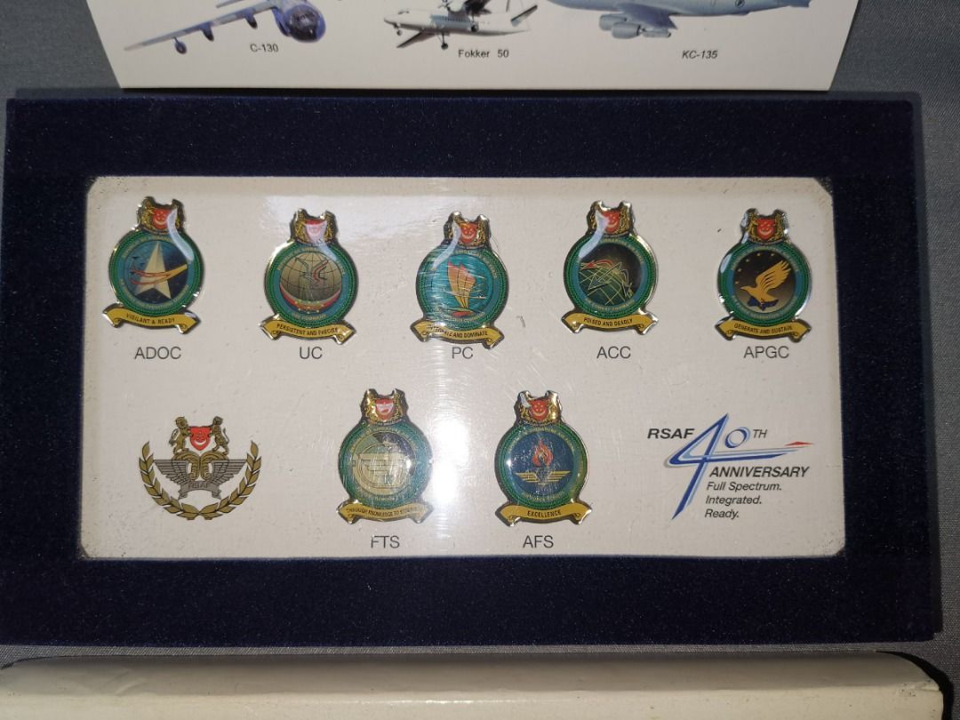 Republic of Singapore Air Force (RSAF) 40th Anniversary Commemorative ...