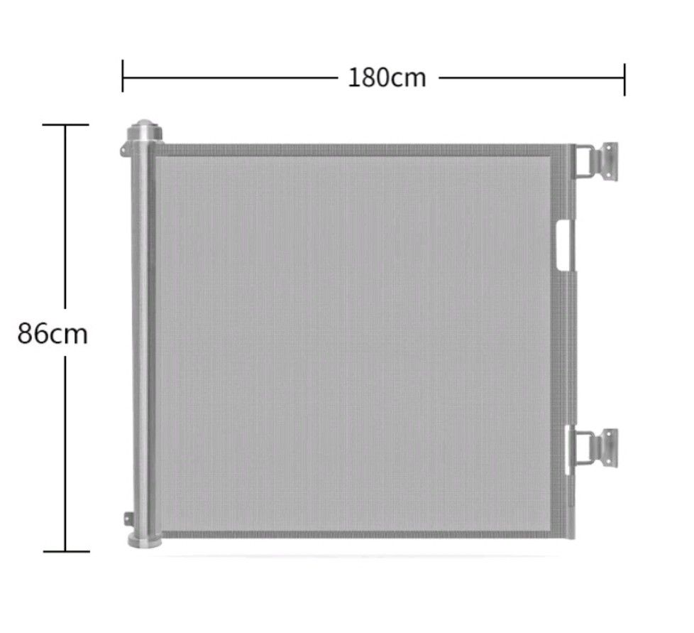 Retractable Safety Fence, Babies & Kids, Baby Nursery & Kids Furniture ...
