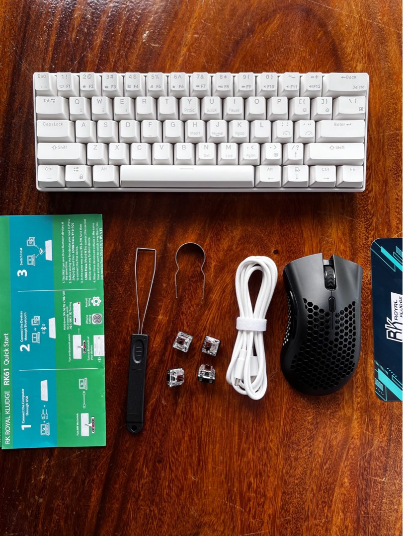 RK61 Royal Kludge Mechanical Keyboard (Wireless Gaming mouse included), Computers & Tech, Parts ...