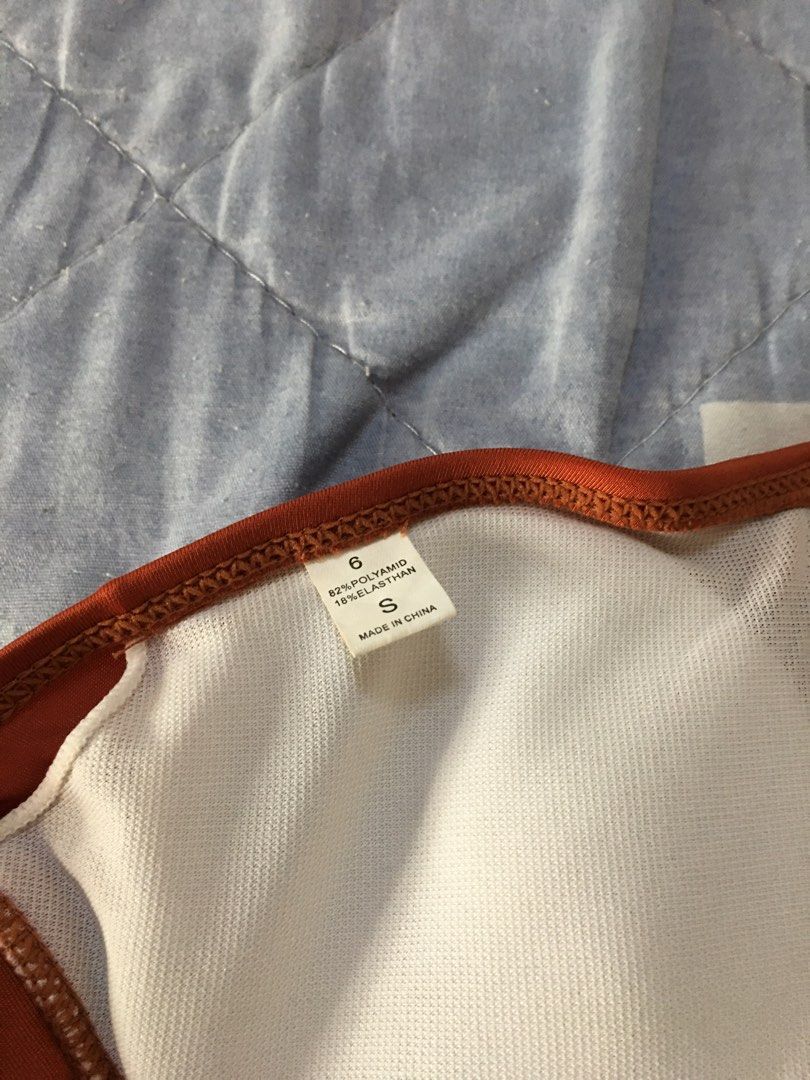 Rust Swimsuit Set, Women's Fashion, Swimwear, Bikinis & Swimsuits on ...