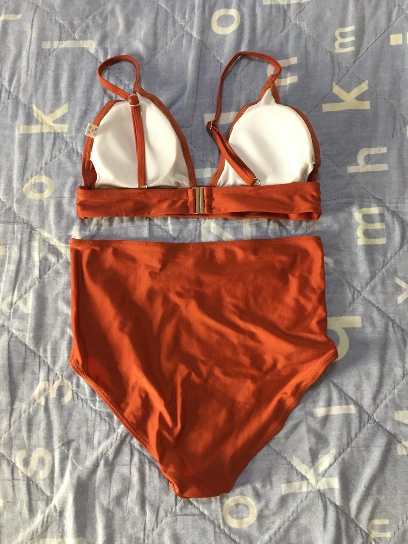 Rust Swimsuit Set, Women's Fashion, Swimwear, Bikinis & Swimsuits on ...