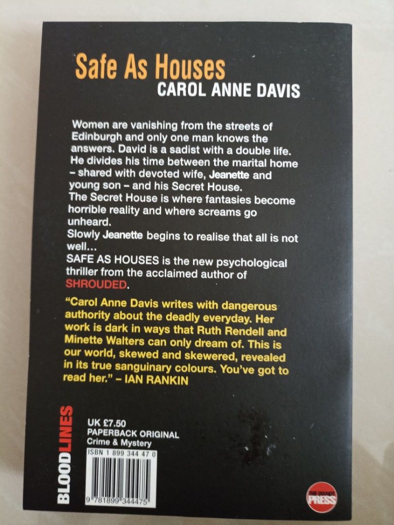 Safe As Houses by Carol Anne Davis, RM10+RM10 for post (WM), Hobbies ...