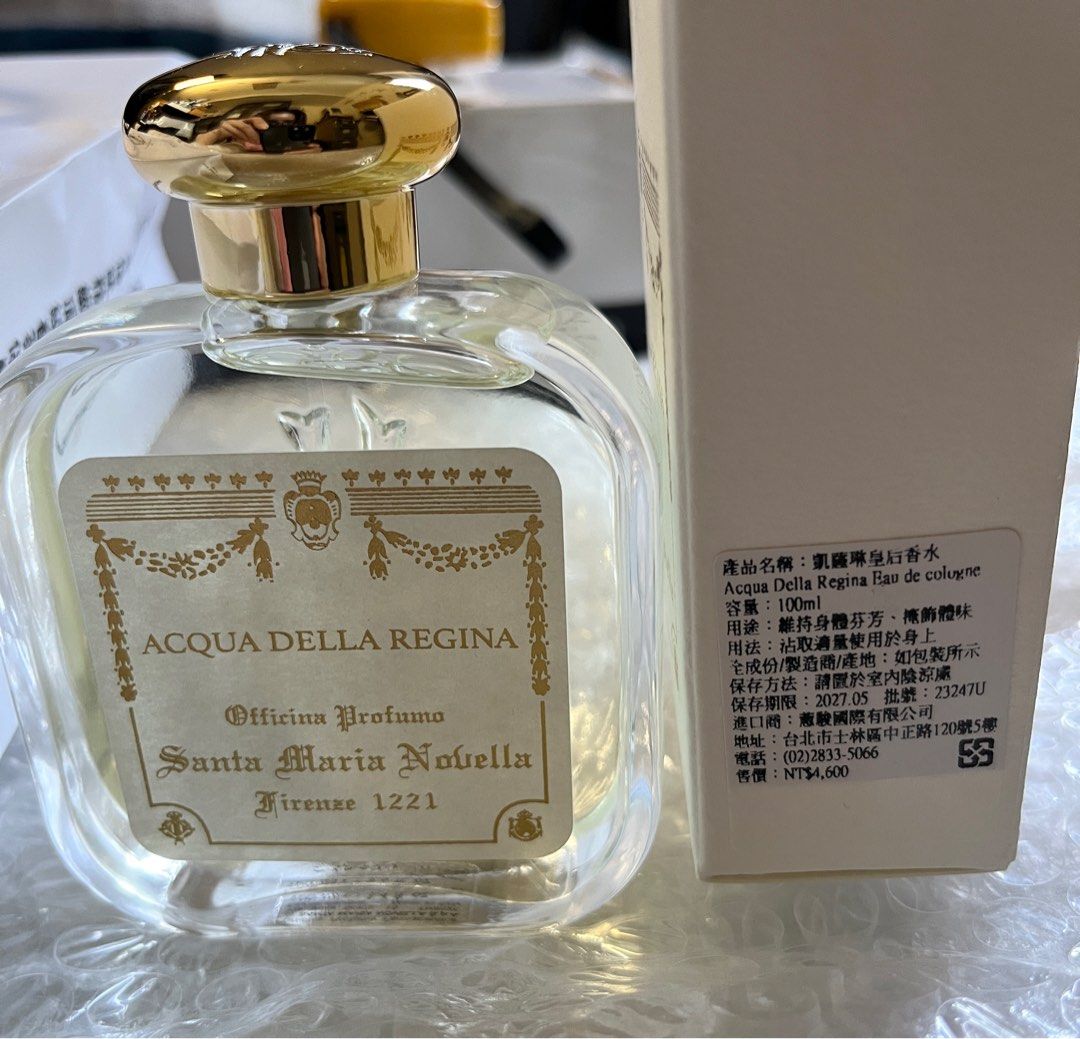 Santa Maria Novella 聖塔瑪莉亞諾維拉 Acqua Della Regina 凱薩琳皇后 100ml, 名牌精品, 精品配件 ...