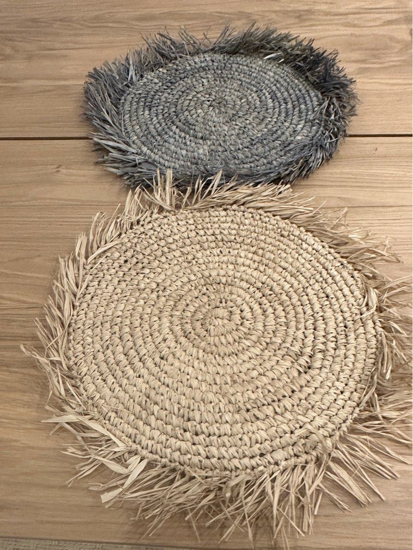 Seagrass Table Mats - Photography Prop, Furniture & Home Living ...