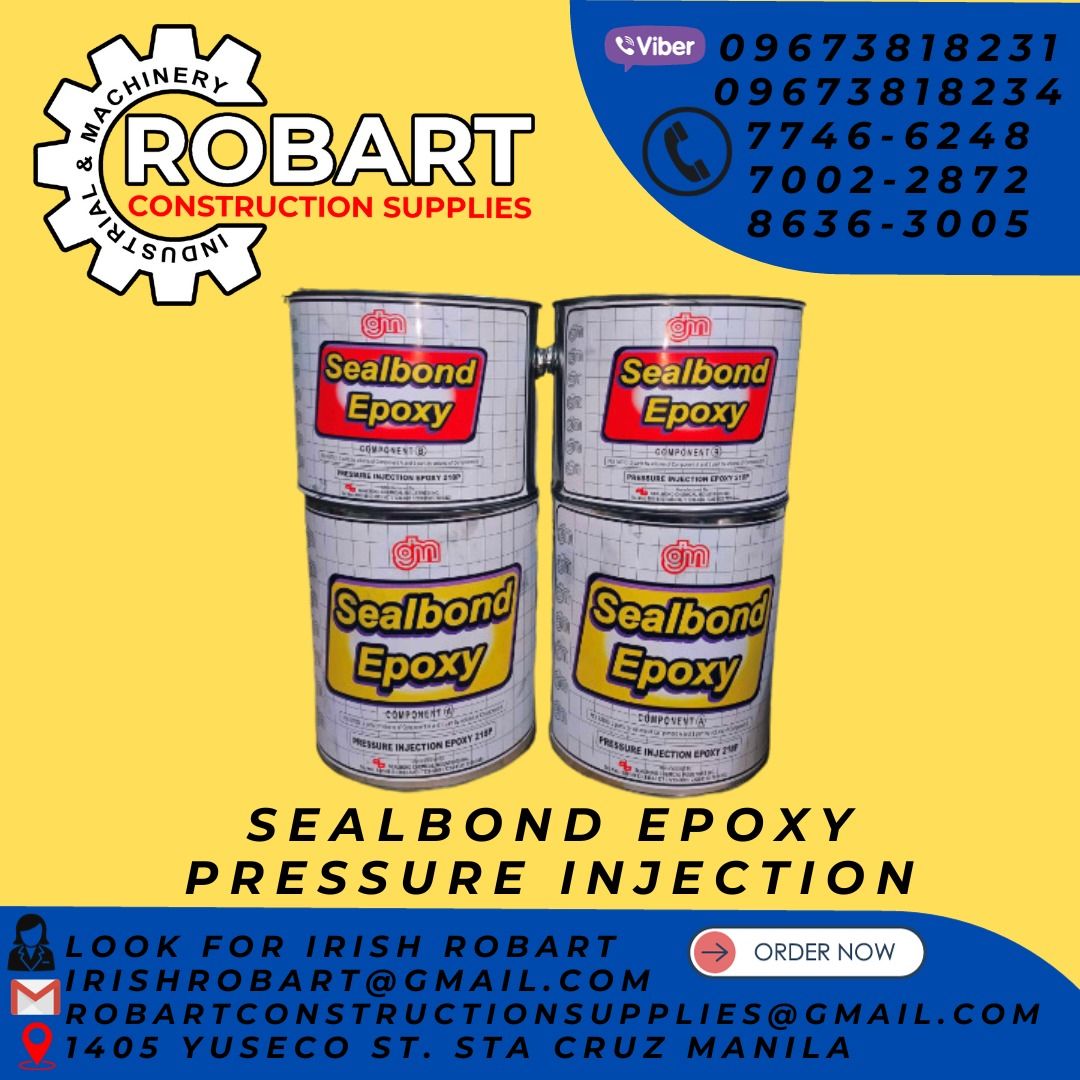 Sealbond Epoxy Pressure Injection, Commercial & Industrial ...