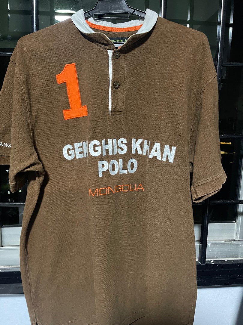 Shanghai Tang Mongolian Genghis Khan Polo Club Polo Shirt, Men's ...