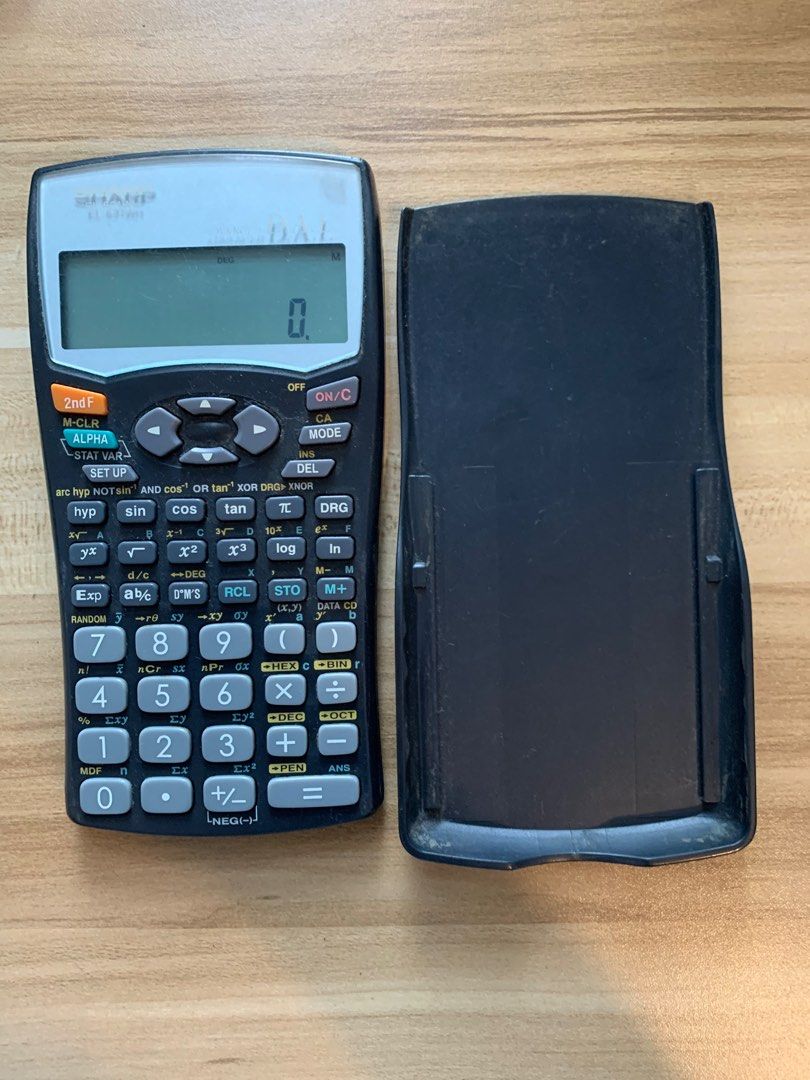 SHARP EL-531WH ADVANCED DAL Scientific Calculator, Mobile Phones ...