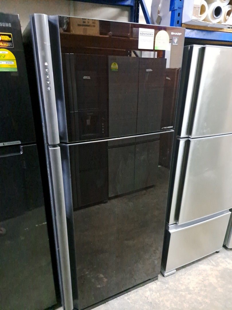 Big Sharp glass door Refrigerator Fridge inverter 583L net warranty ...