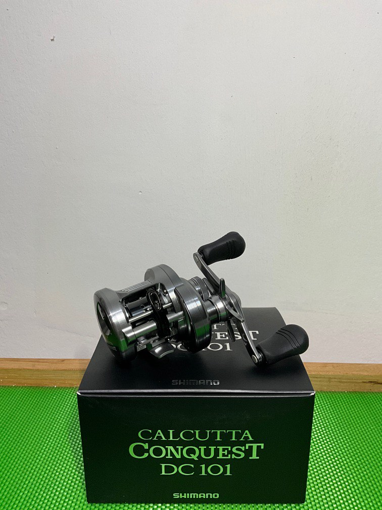 Shimano Calcutta Conquest DC 101 Fishing Reel, Sports Equipment ...