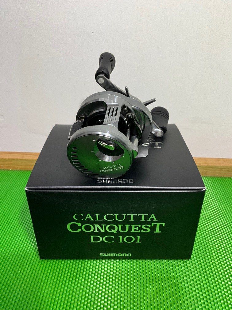 Shimano Calcutta Conquest DC 101 Fishing Reel, Sports Equipment ...