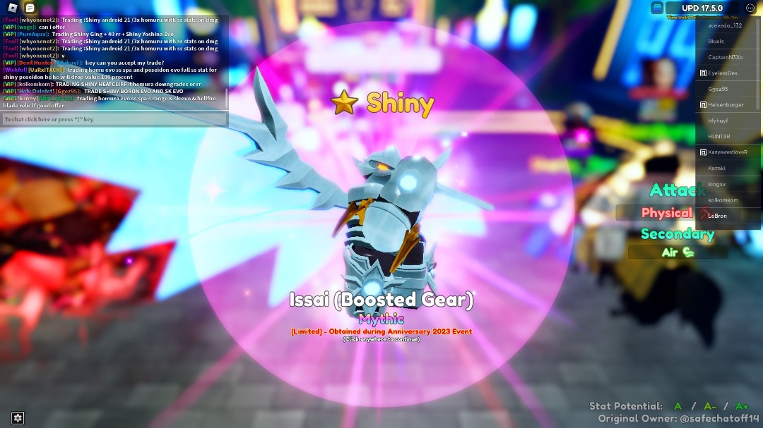 Shiny Issei/Issai Anime Adventures, Video Gaming, Gaming Accessories ...