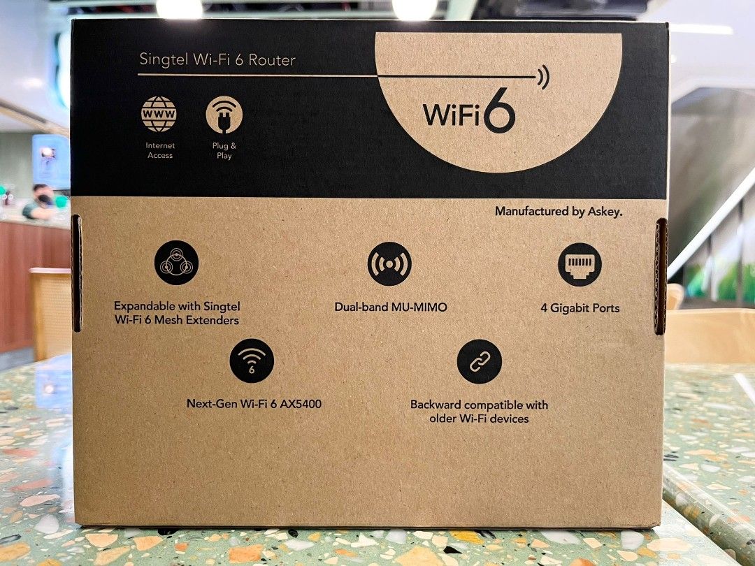 SingTel Wi-Fi 6 Router, Computers & Tech, Parts & Accessories ...