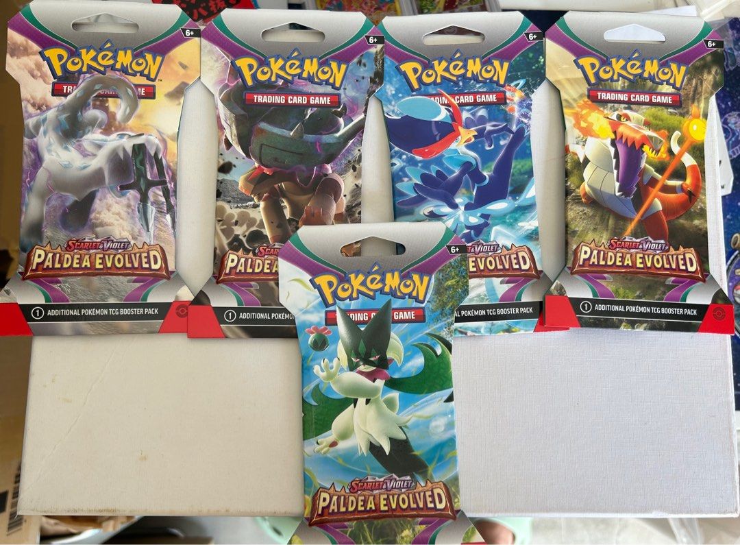 Sleeved Booster Packs for Scarlet&Violet SV01, Paldea Evolved SV02 and ...