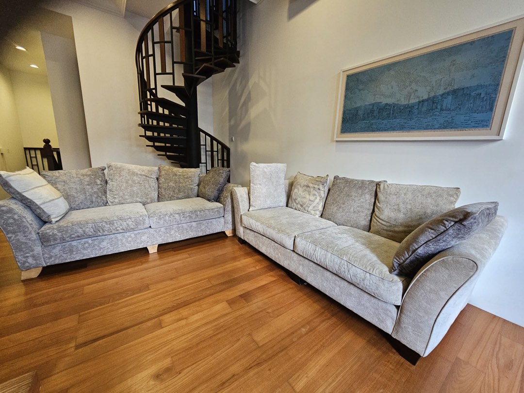 Sofa Set, Furniture & Home Living, Furniture, Sofas on Carousell