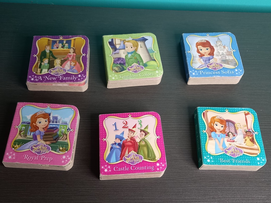 Sofia The First Mini Board Books Set of 6, Hobbies & Toys, Books ...