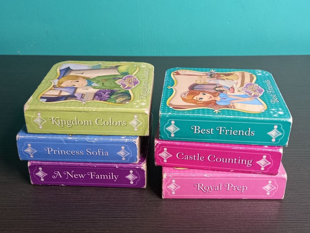 Sofia The First Mini Board Books Set of 6, Hobbies & Toys, Books ...