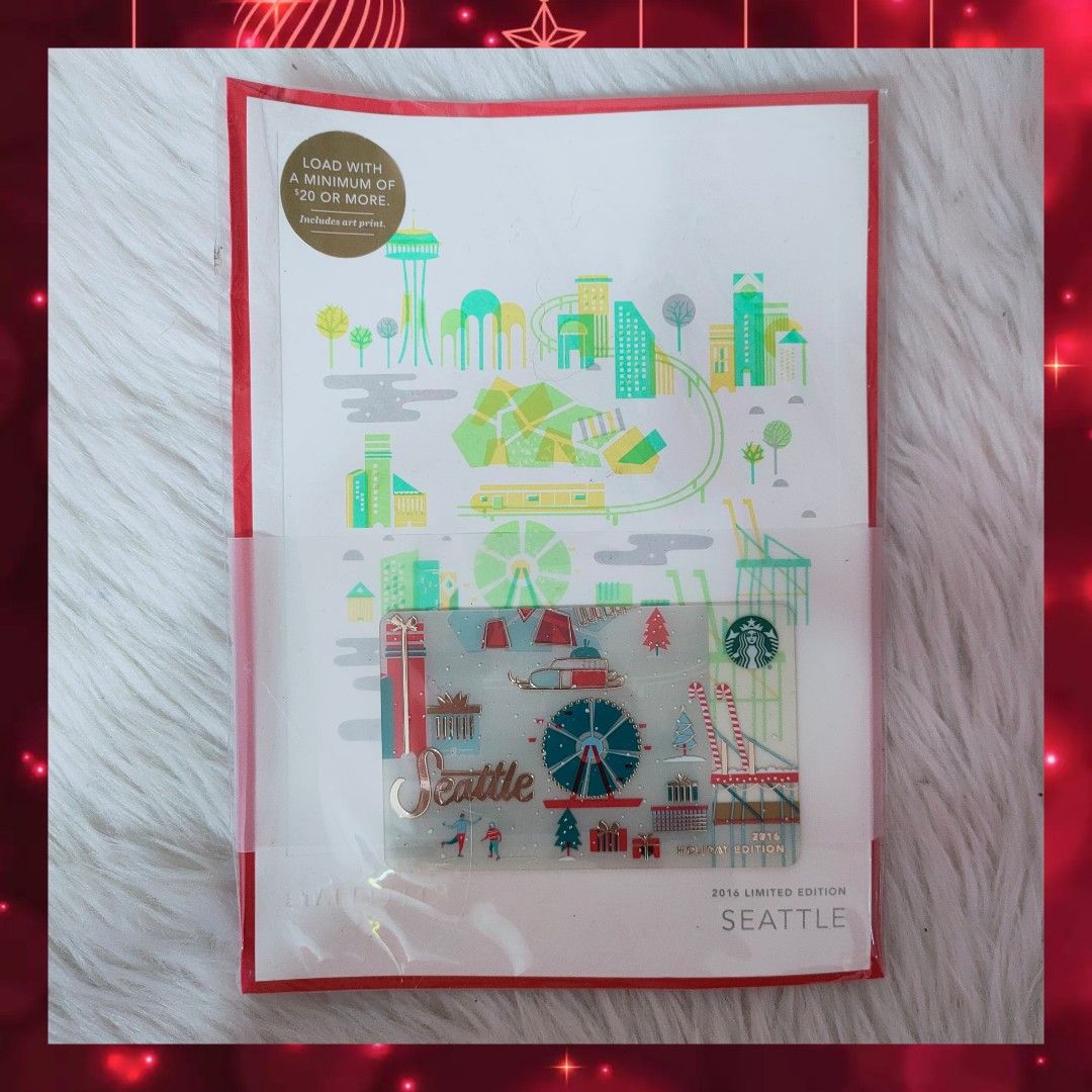 Starbucks Greeting Cards/Post Card + Envelope + Collectible Card Set ...