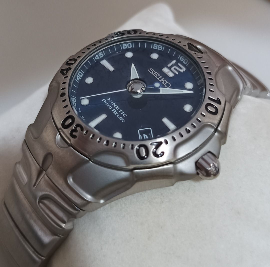 Super Rare Collectibles Brand New Seiko Kinetic Auto-Relay Sporty 200m ...
