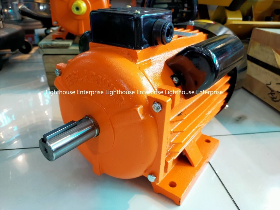 TESLA POWER Single Phase Induction Motor 3hp (YC-112M-4-C/TCM-300-C ...