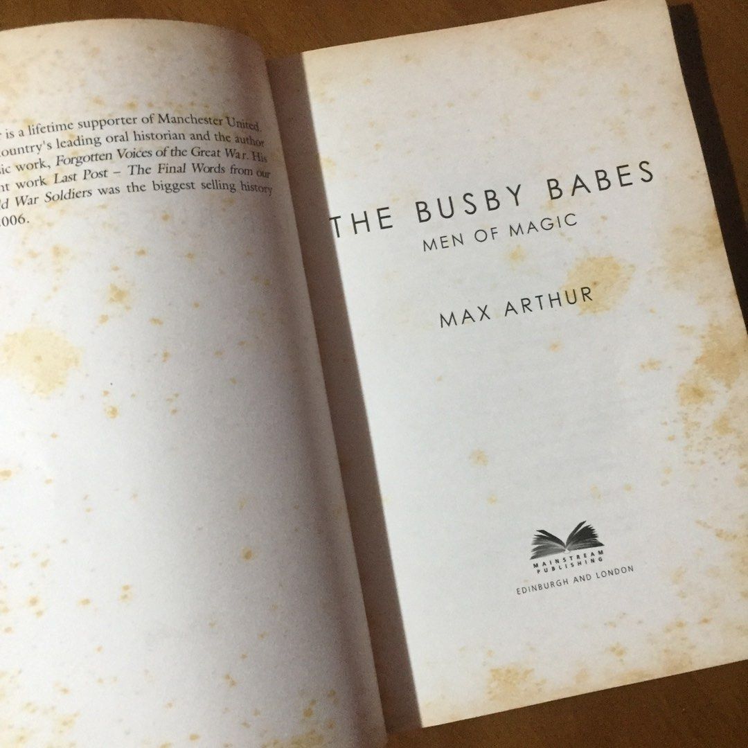 The Busby Babes by Max Arthur (Non-Fiction / English Football ...