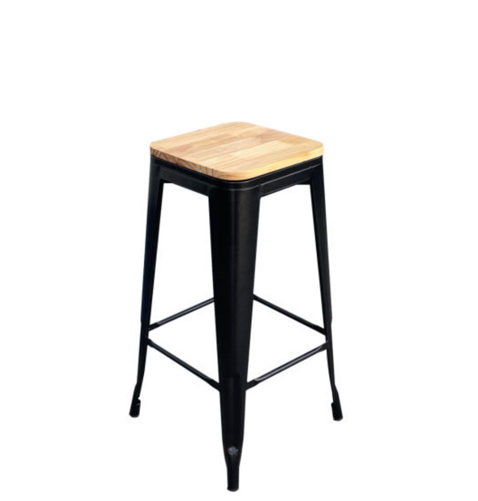 Tolix/Industrial Metal High Chair, Furniture & Home Living, Furniture ...