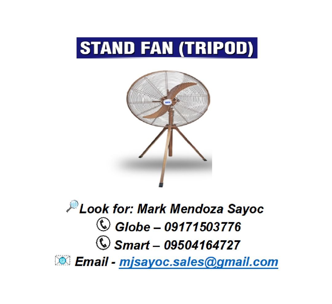 TORQ INDUSTRIAL FAN TRIPOD STAND, Commercial & Industrial, Construction ...