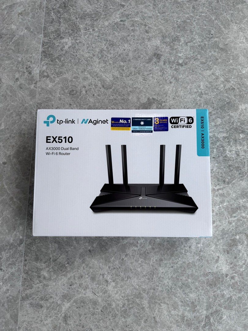 TP-LINK EX510 AX3000 WIFI 6 ROUTER, Computers & Tech, Parts ...