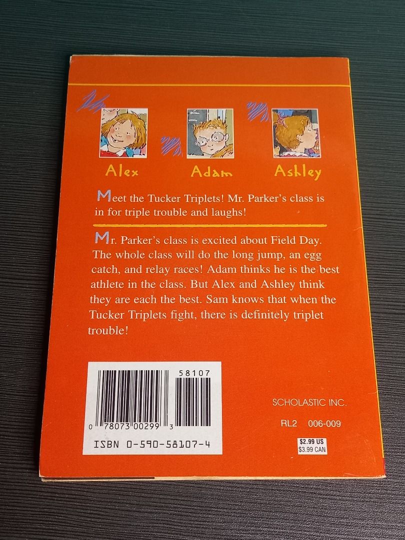 Triplet Trouble and The Field Day Disaster By Debbie Dadey and Maria ...