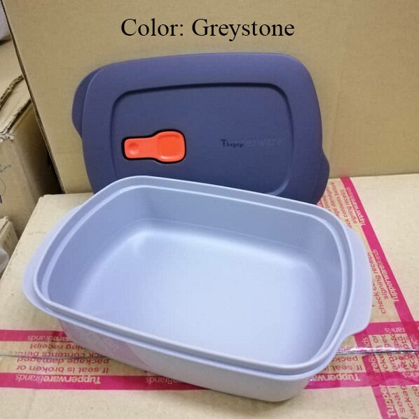 Tupperware CrystalWave Rect (1pc) 1.0L Microwave Reheatable Lunch Box, Furniture & Home Living ...