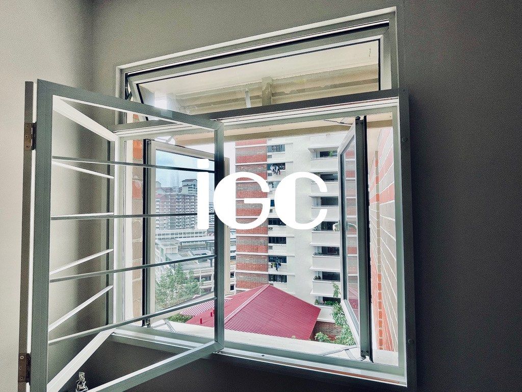 Ultra Slim Flat Lattice Window Aluminium Grille, Home Services ...