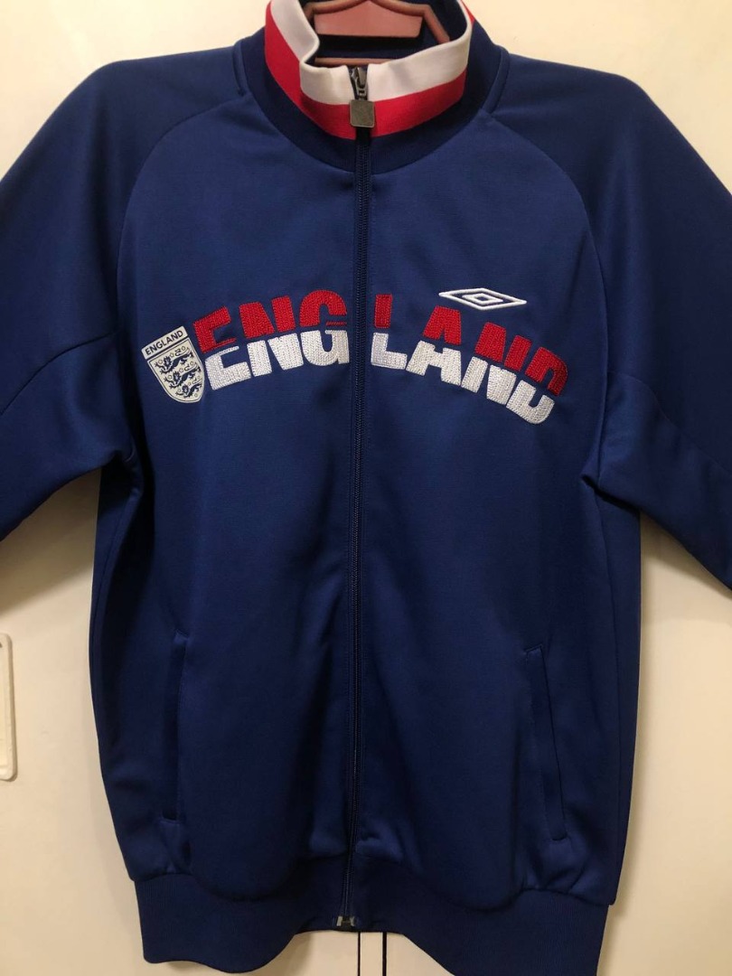 Umbro England Jacket Blue, Men's Fashion, Coats, Jackets and Outerwear ...