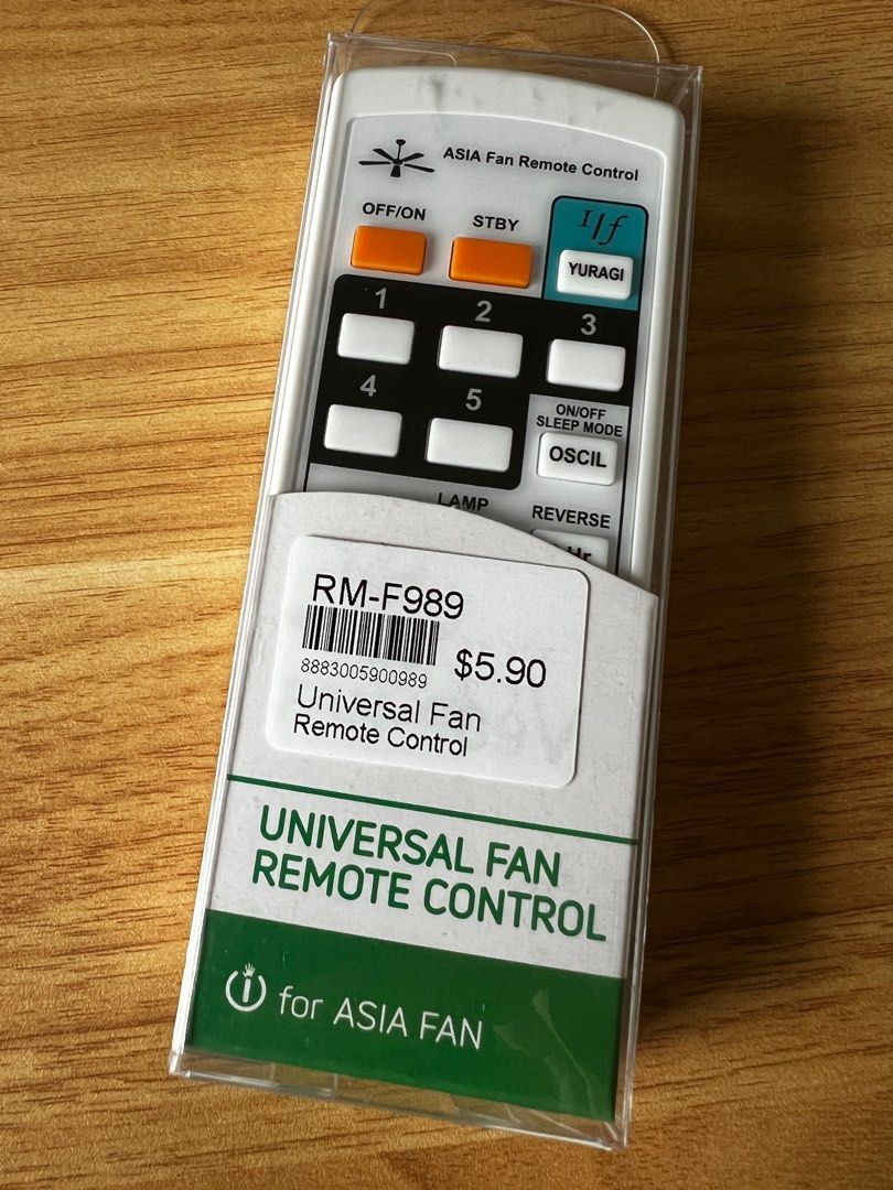 Universal Fan Remote, Furniture & Home Living, Lighting & Fans, Fans on ...