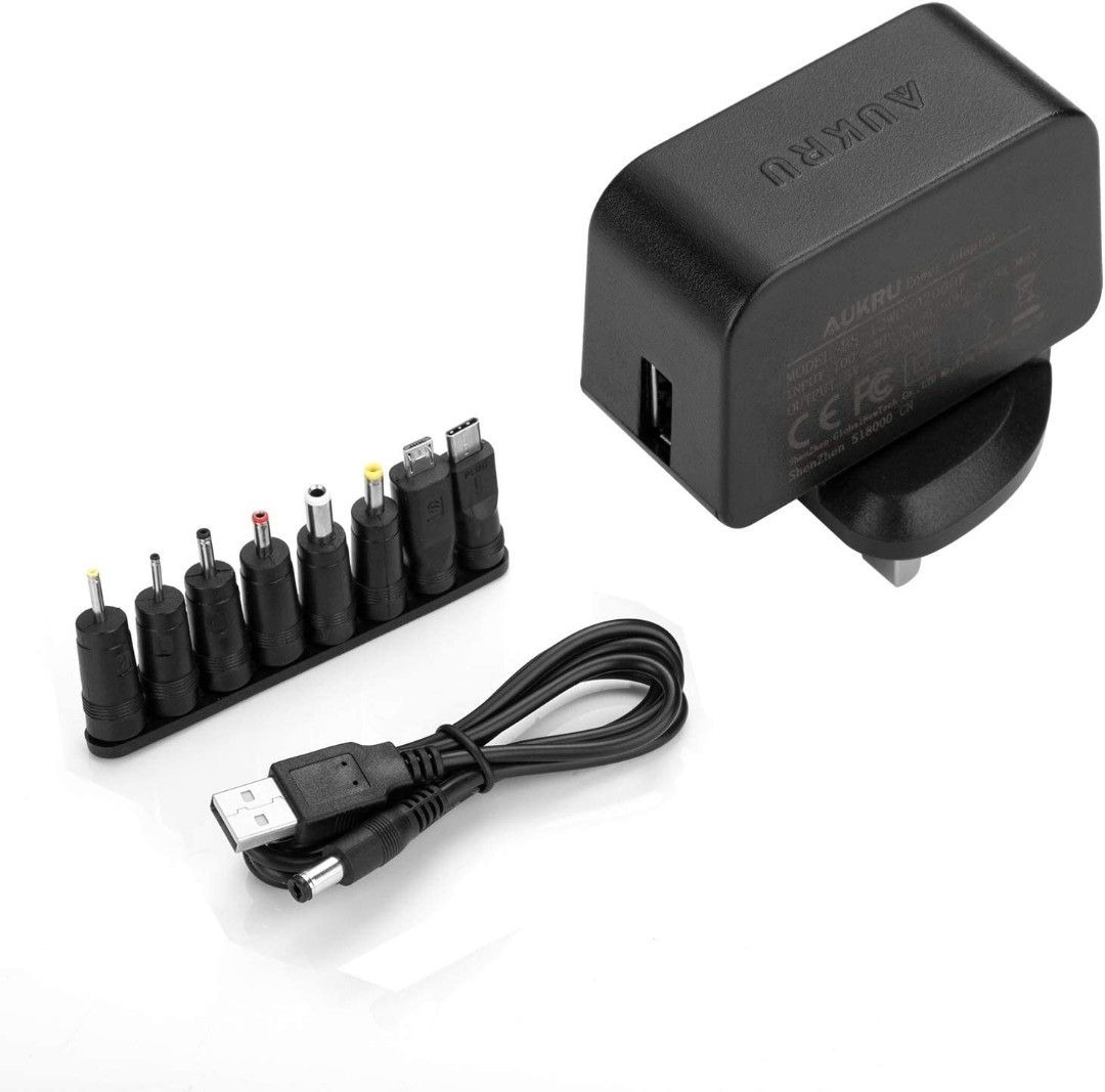 Universal Replacement Power Charger With 8 tips Switching Connector DC ...