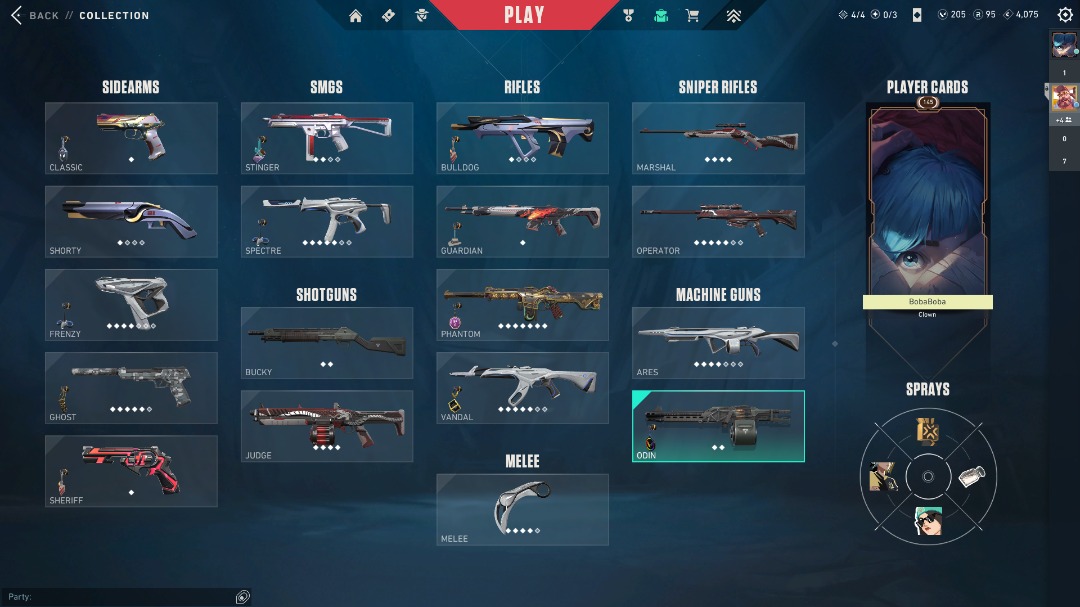 Valorant Multiple Premium Skins Account, Video Gaming, Video Games ...