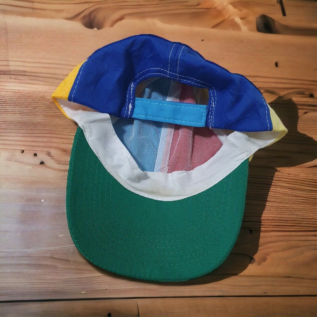 Vintage Colorblock Cap, Men's Fashion, Watches & Accessories, Caps ...